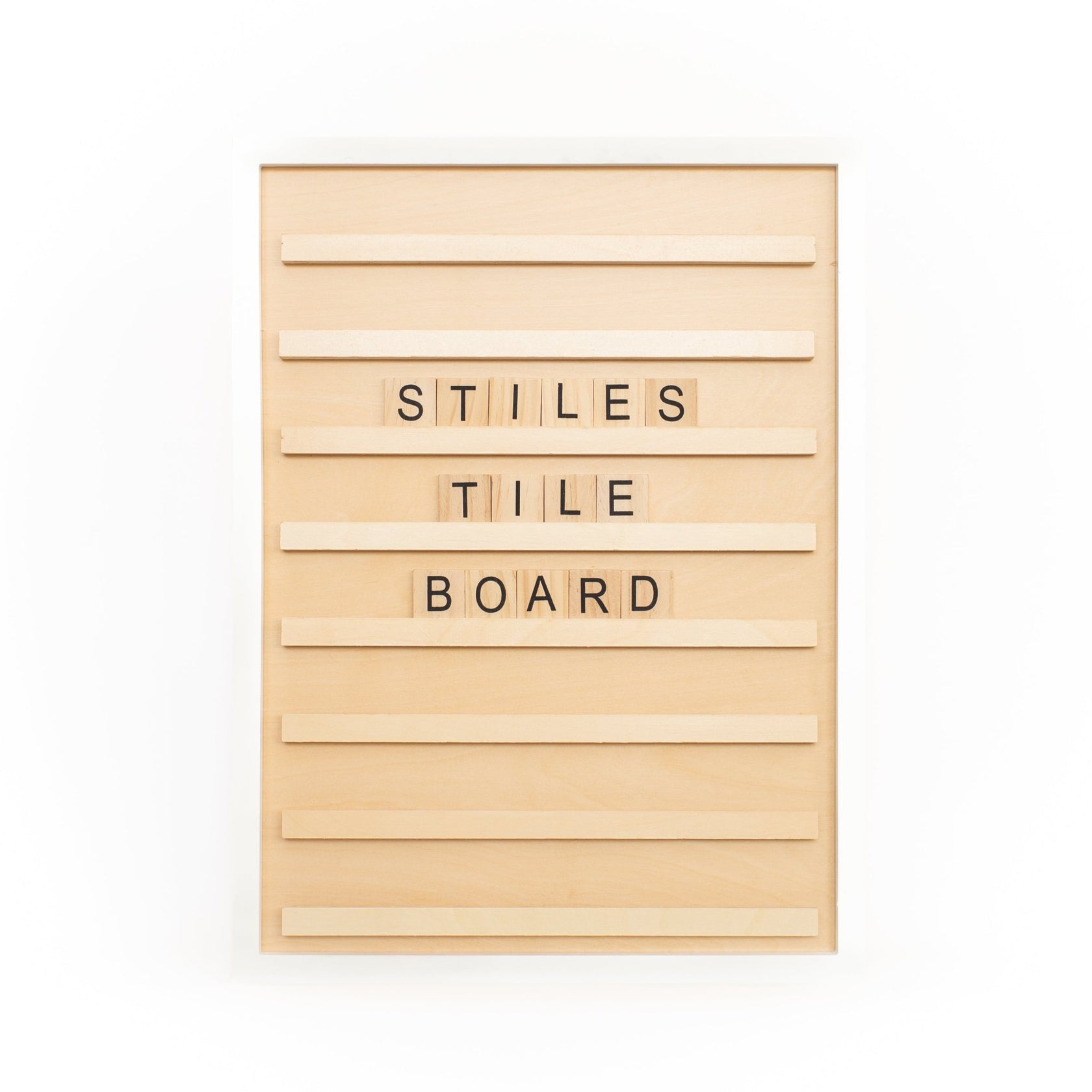 Wood Tile Board Kit – Stiles